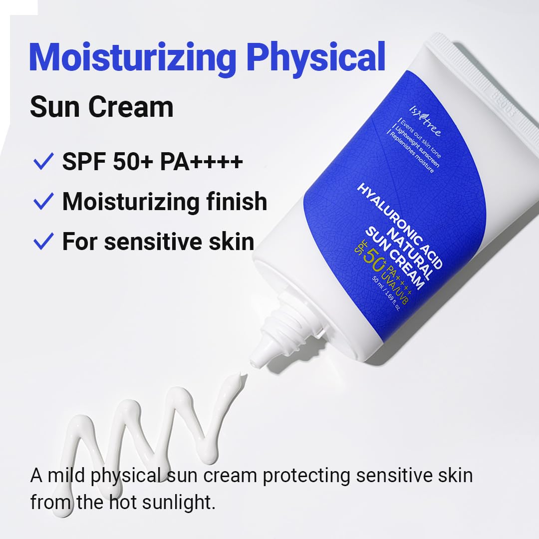 ISNTREE Hyaluronic Acid Natural Sun Cream SPF 50+ PA++++ Canada | #1 ...