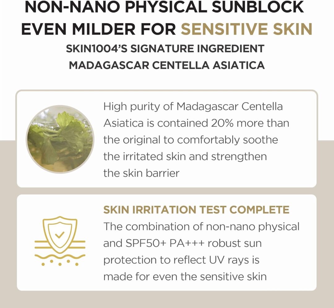 SKIN1004 Madagascar Centella Air-Fit Suncream Plus SPF 50+ PA ...